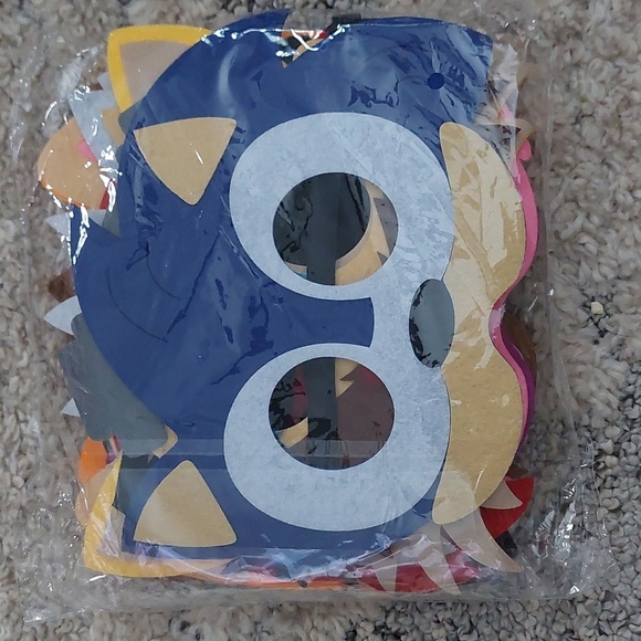 Source Unknown | Party Supplies | New 2 Pack Sonic Felt Masks | Poshmark